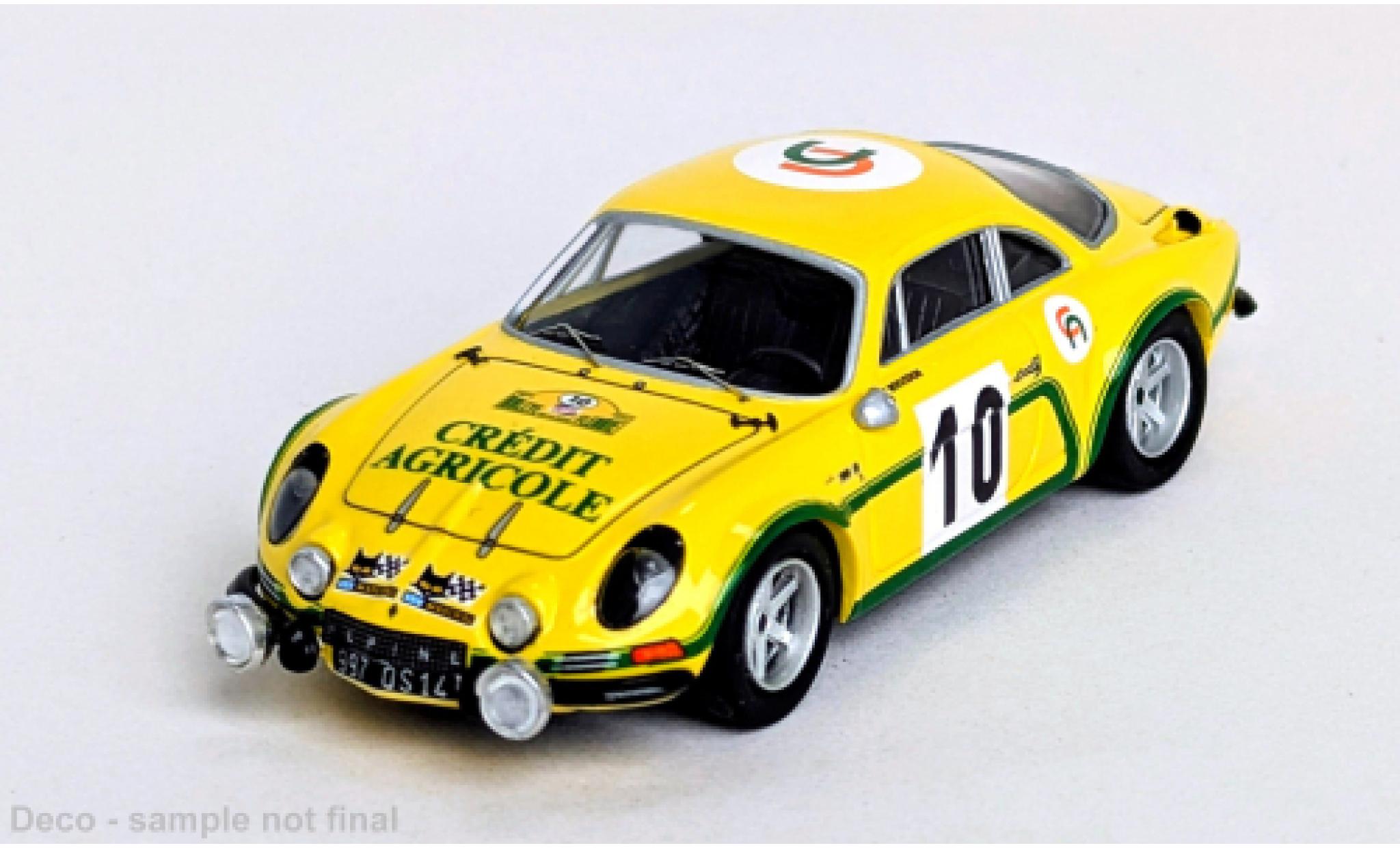 Modellautos Alpine A110 1/43 Trofeu Renault Critérium de la Côte ...